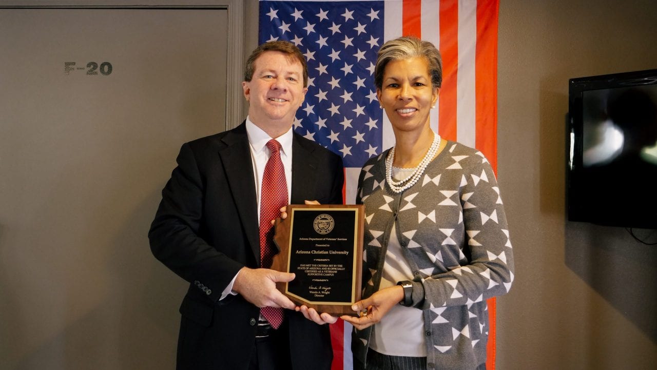 ACU recognized as a Veteran Supportive Campus - Arizona Christian ...