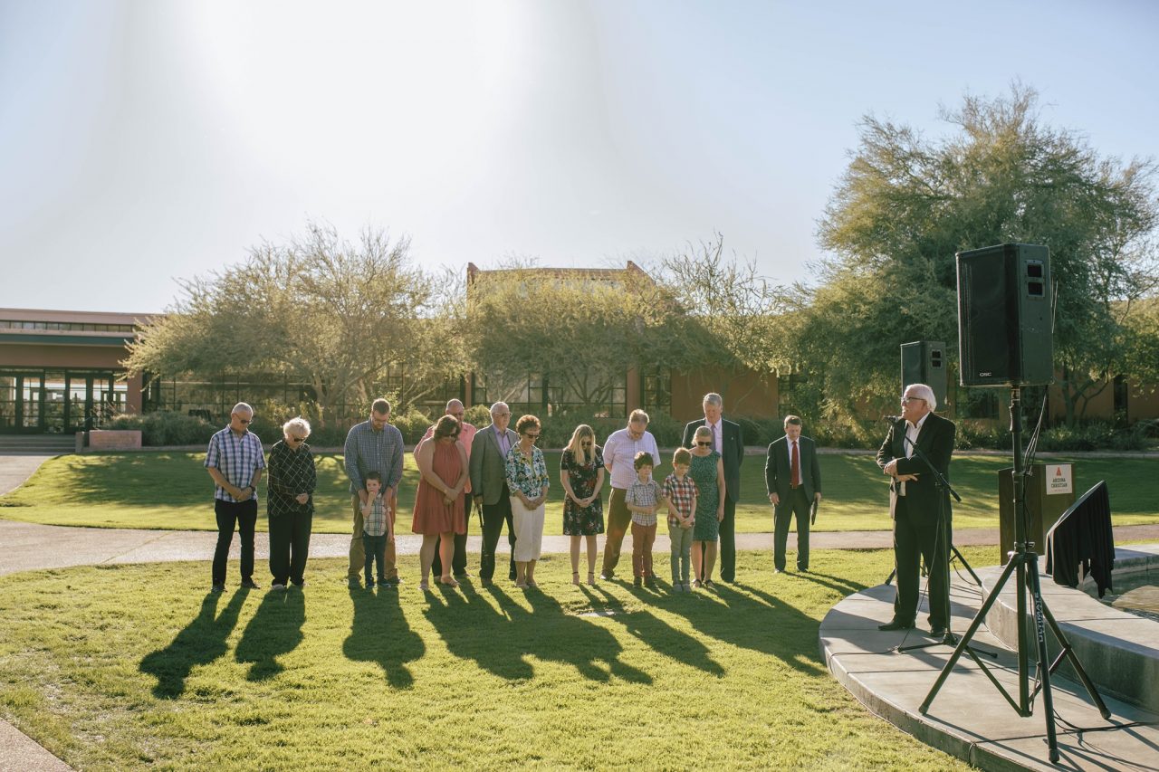 ACU Dedicates Two Iconic Locations on Campus - Arizona Christian University